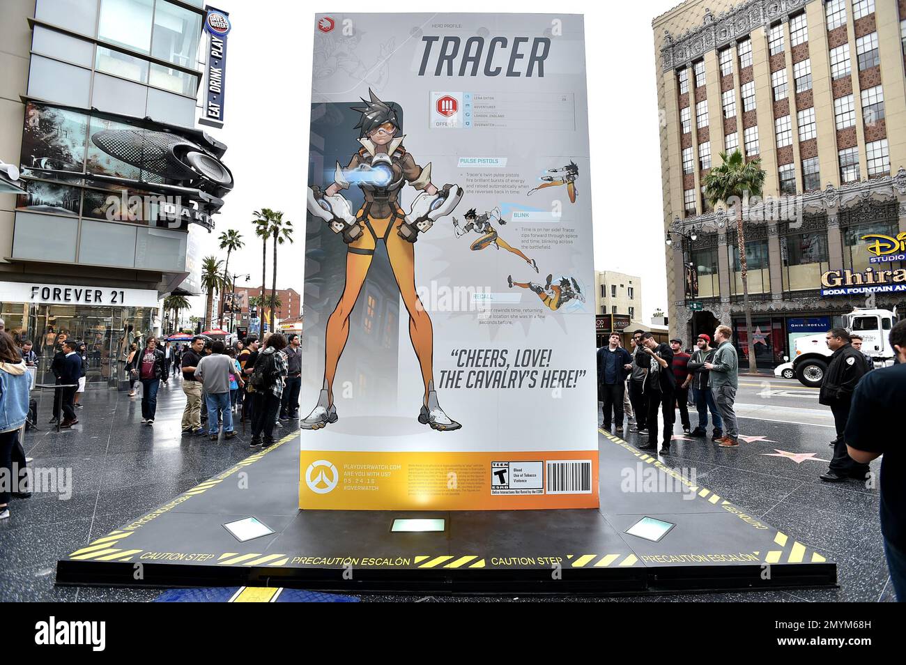 IMAGE DISTRIBUTED FOR BLIZZARD - Overwatch fans crowd in front of the ...