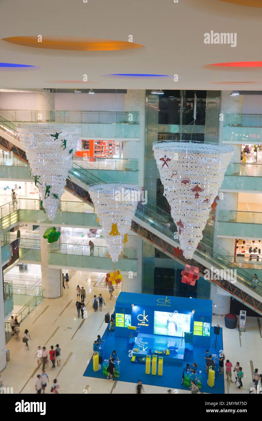 Beijing xidan commercial street mall Stock Photo - Alamy