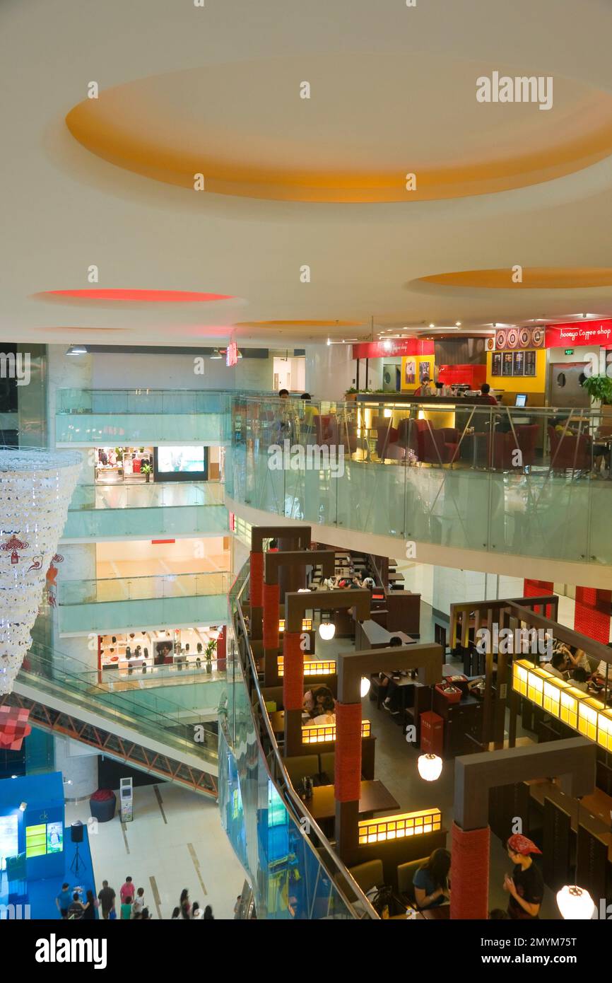 Beijing xidan commercial street mall Stock Photo - Alamy