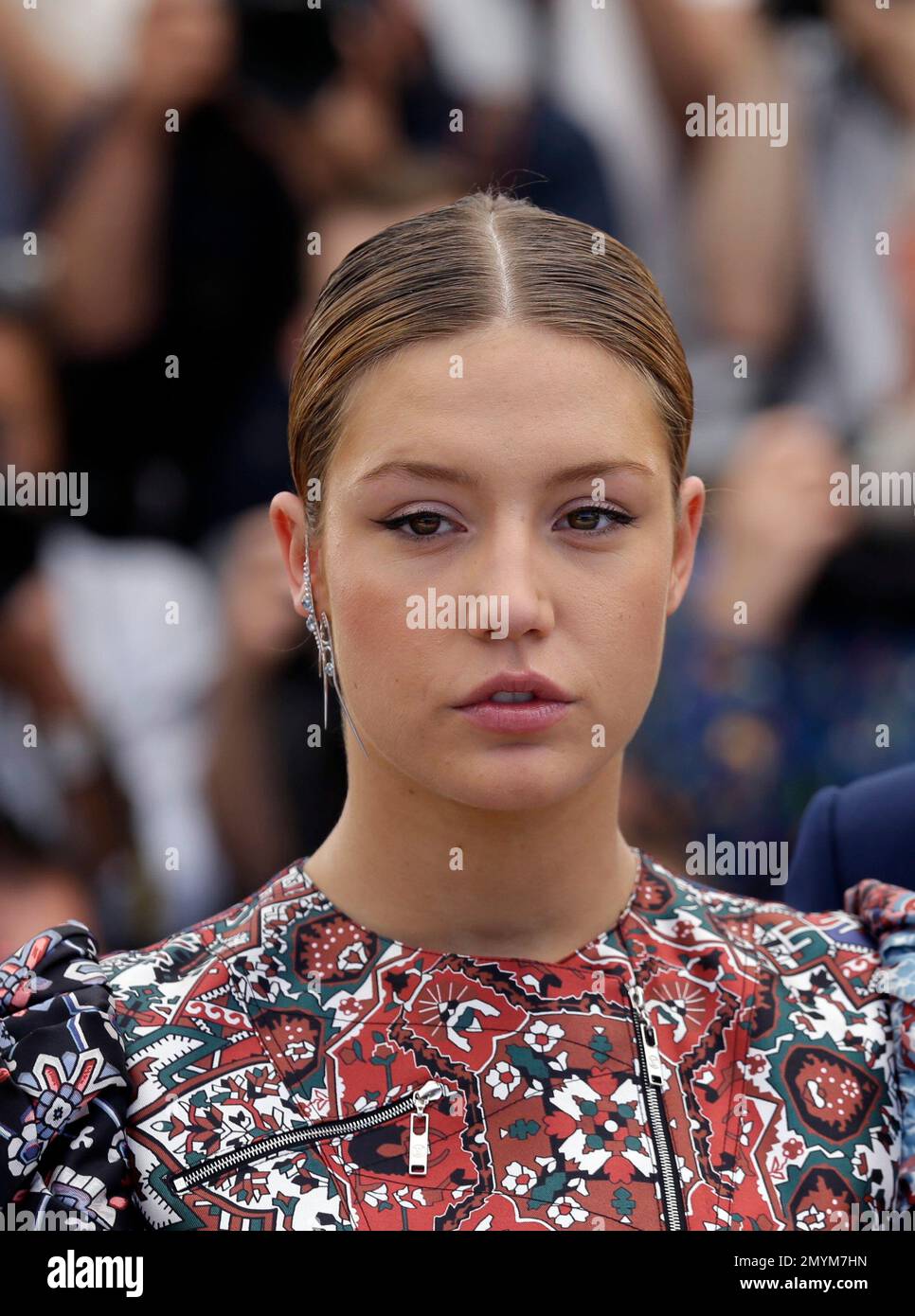 Actress Adele Exarchopoulos poses for photographers during a photo call ...