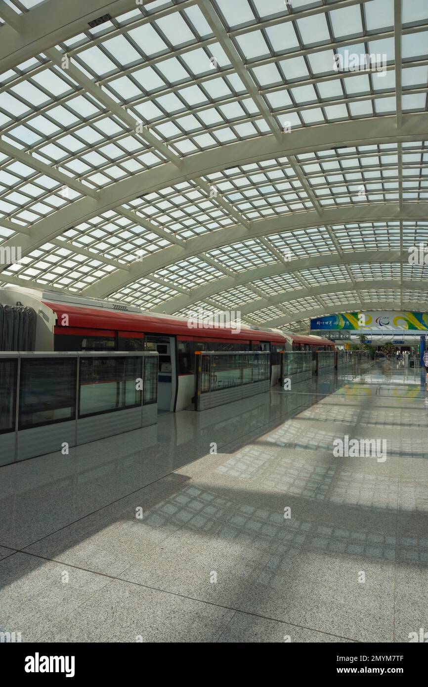 The capital airport express station Stock Photo - Alamy