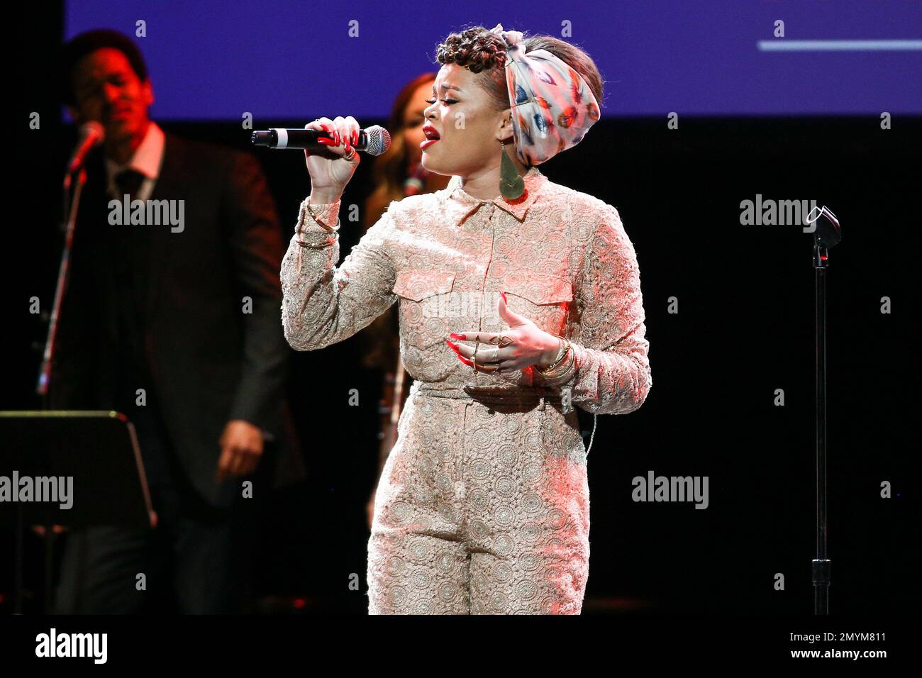 Andra Day performs at the 12th Annual MusiCares MAP Fund Benefit ...