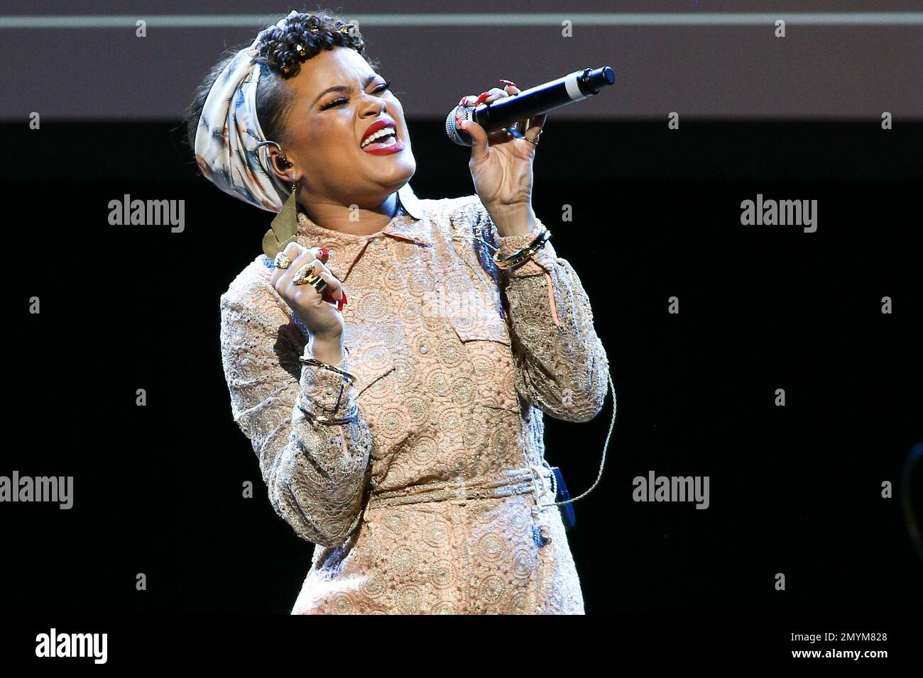 Andra Day performs at the 12th Annual MusiCares MAP Fund Benefit ...