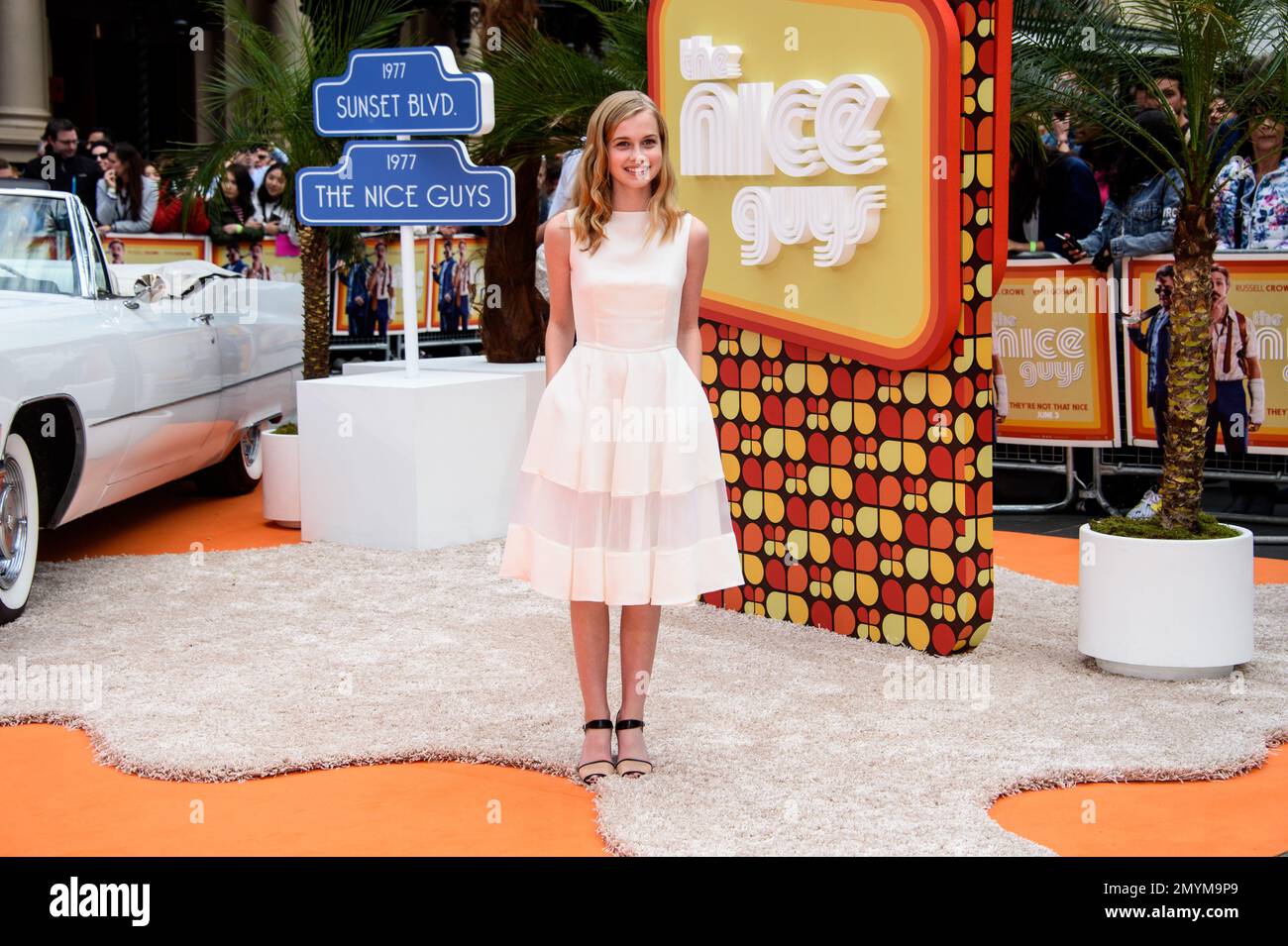 Australian actress Angourie Rice poses for photographers upon arrival ...