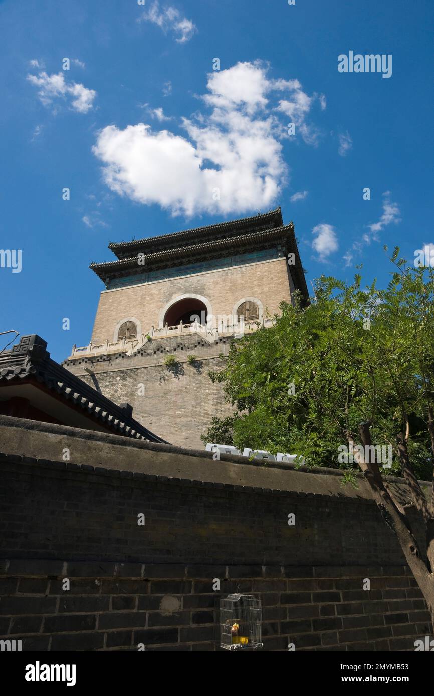 The clock tower in Beijing Stock Photo - Alamy