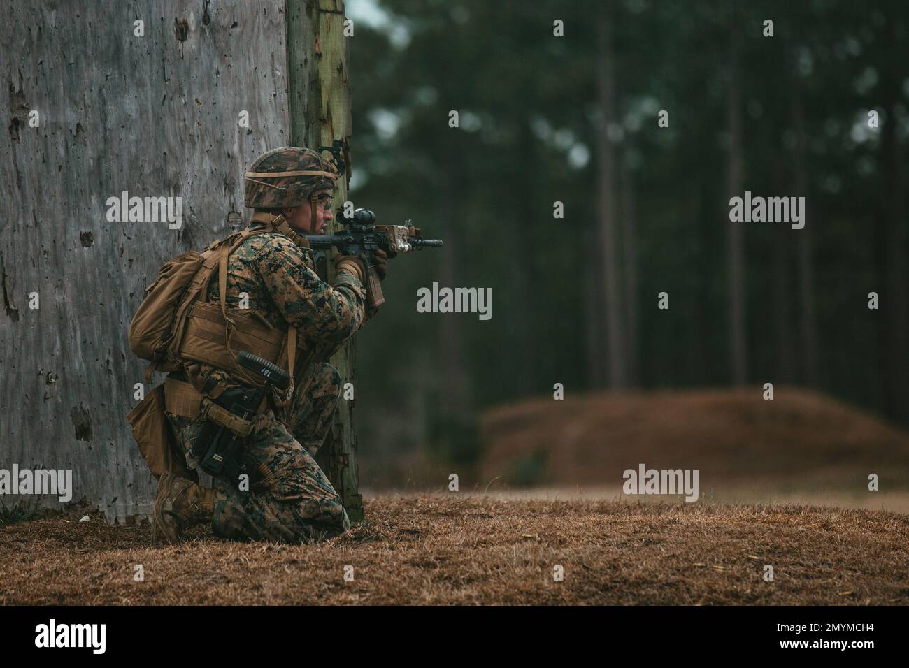 U.S. Marine Corps Cpl. Eric M. Lee, team leader, 2nd Battalion, 25th ...
