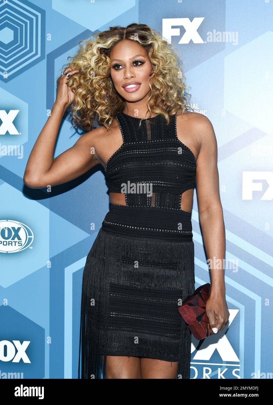 Laverne Cox attends the FOX Networks 2016 Upfront Presentation Party at ...
