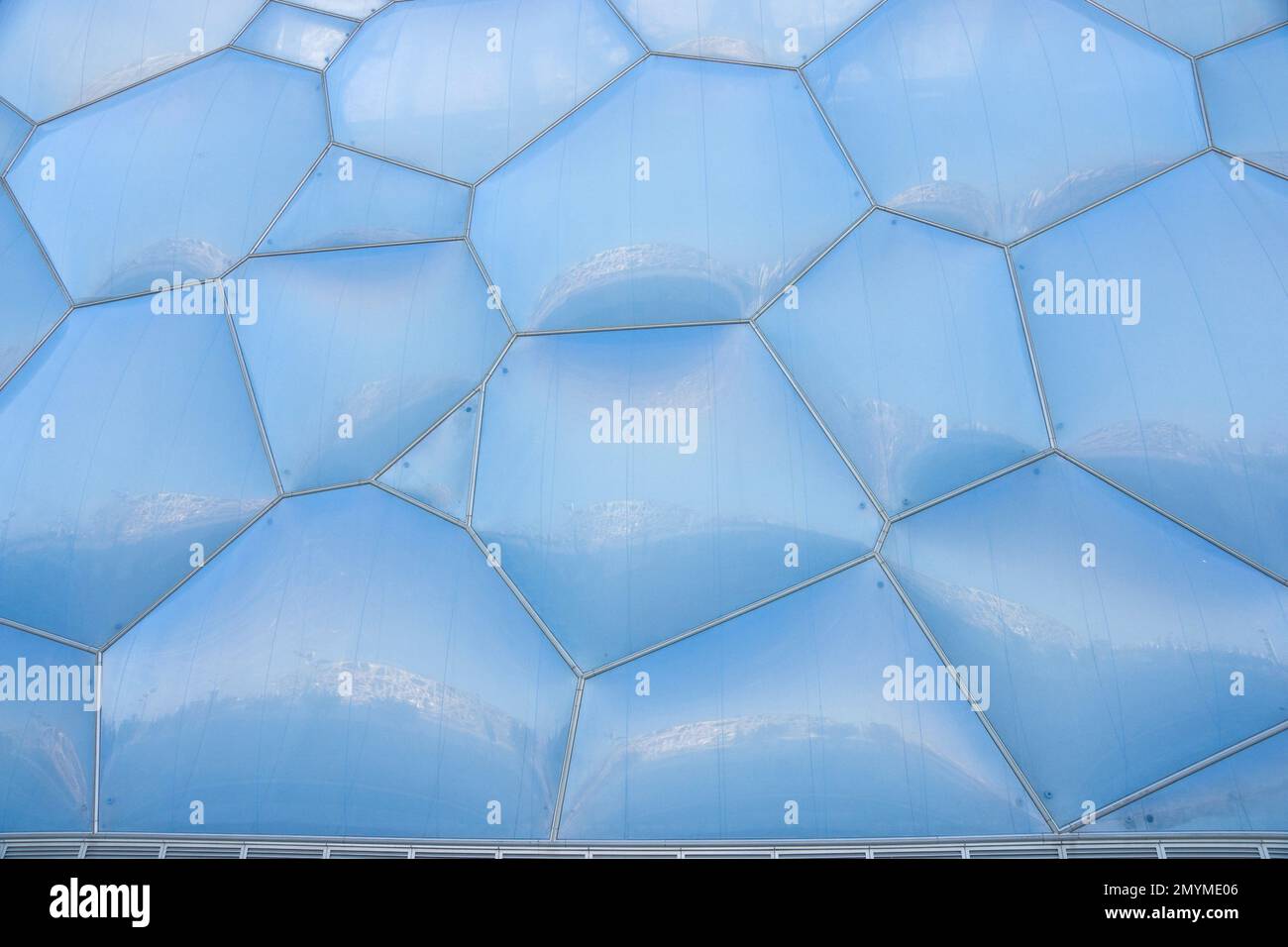 Olympic venues water cube Stock Photo - Alamy