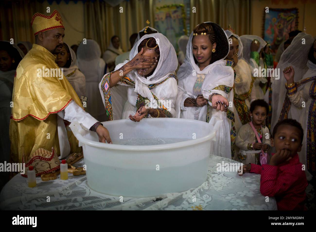 In this Saturday, April 23, 2016 photo, An Eritrean Christian Orthodox ...