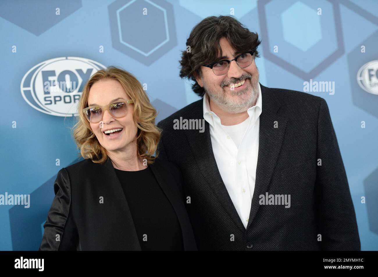 Jessica Lange and Alfred Molina attend the FOX Networks 2016 Upfront ...