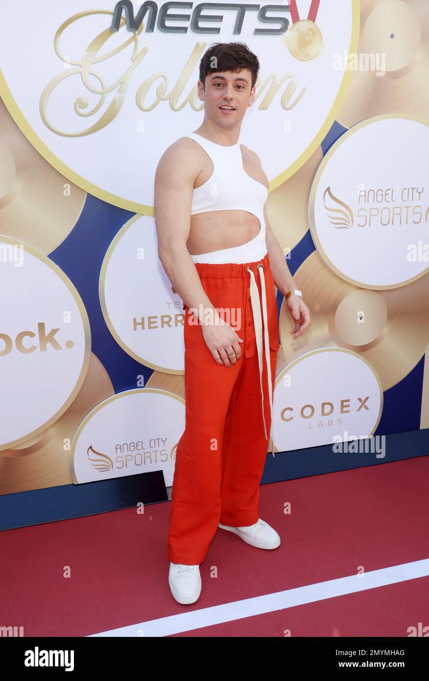 4 February 2023 -Beverly Hills, California - Tom Daley. 2023 Gold Meets ...
