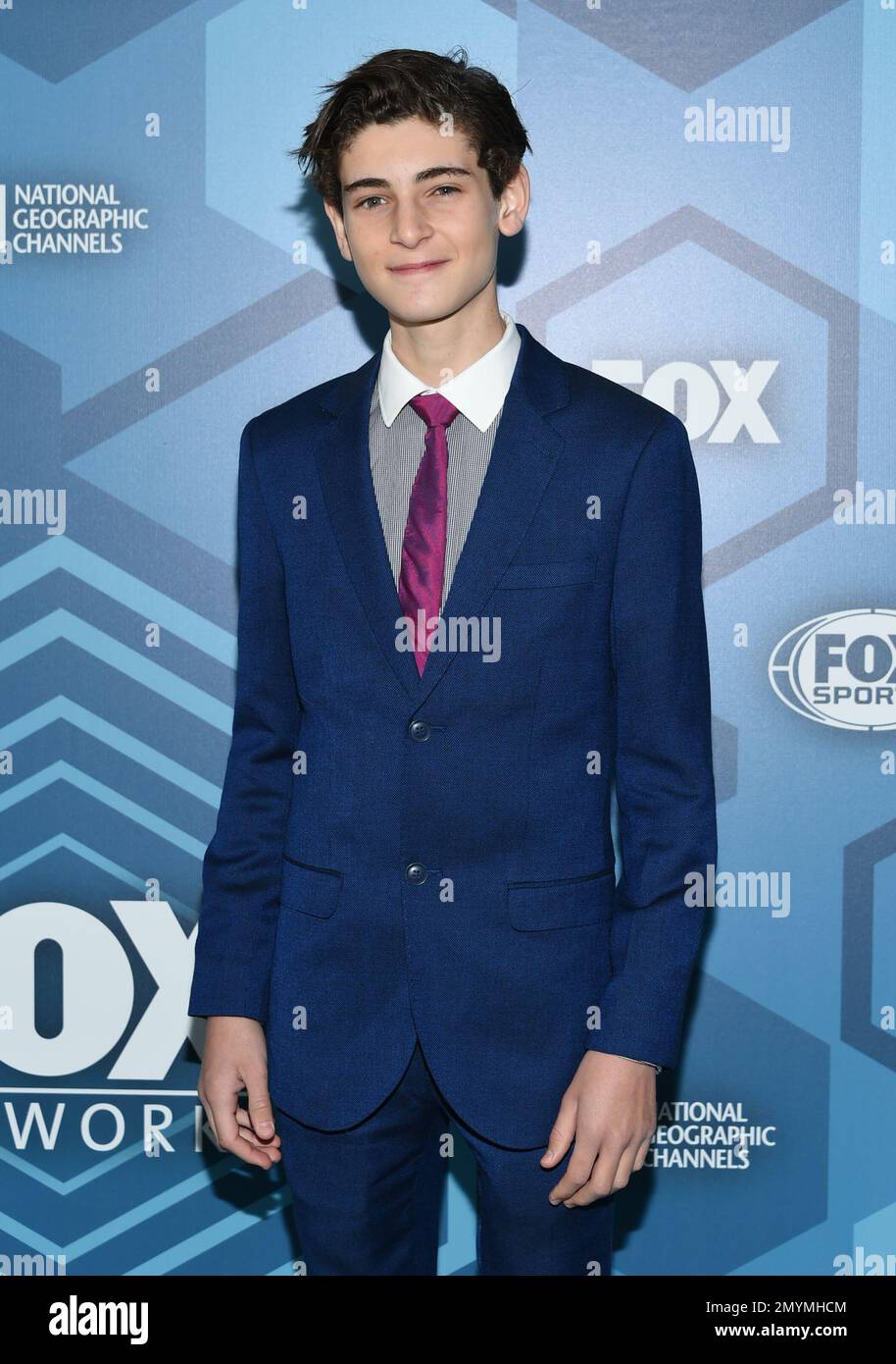 David Mazouz attends the FOX Networks 2016 Upfront Presentation Party ...