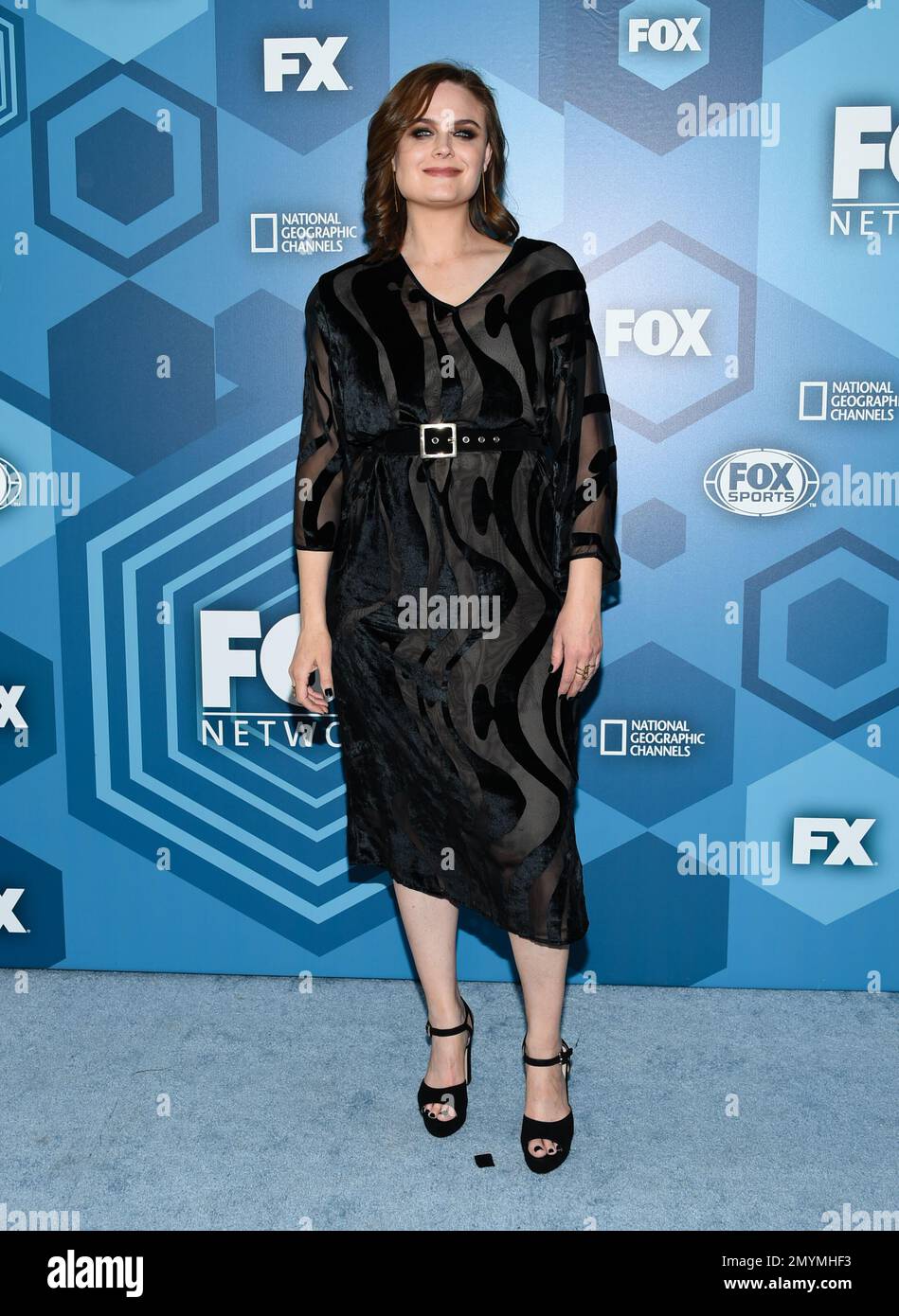 Emily Deschanel attends the FOX Networks 2016 Upfront Presentation Party at Wollman Rink in ...