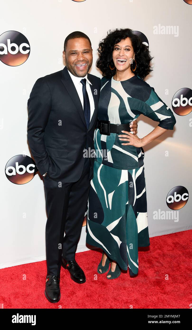 Actors Anthony Anderson and Tracee Ellis Ross attend the ABC 2016 ...