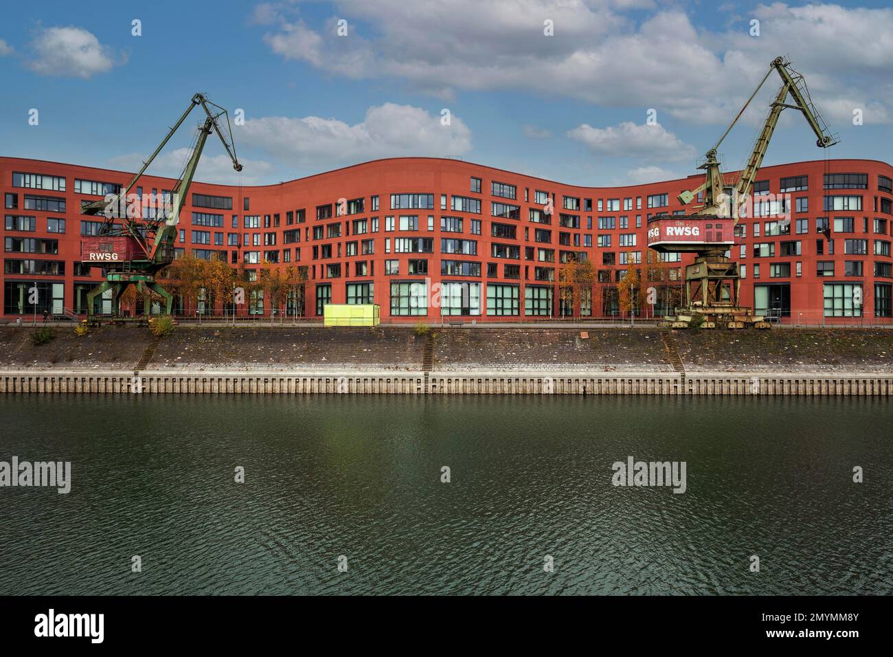 New building of the State Archive of North Rhine-Westphalia with old ...