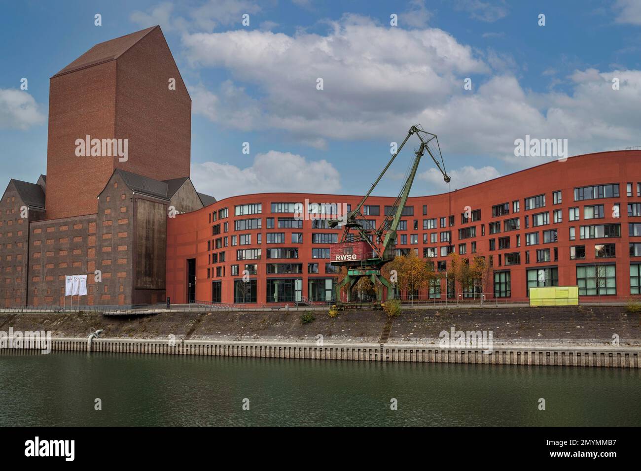 New building of the State Archive of North Rhine-Westphalia with old ...