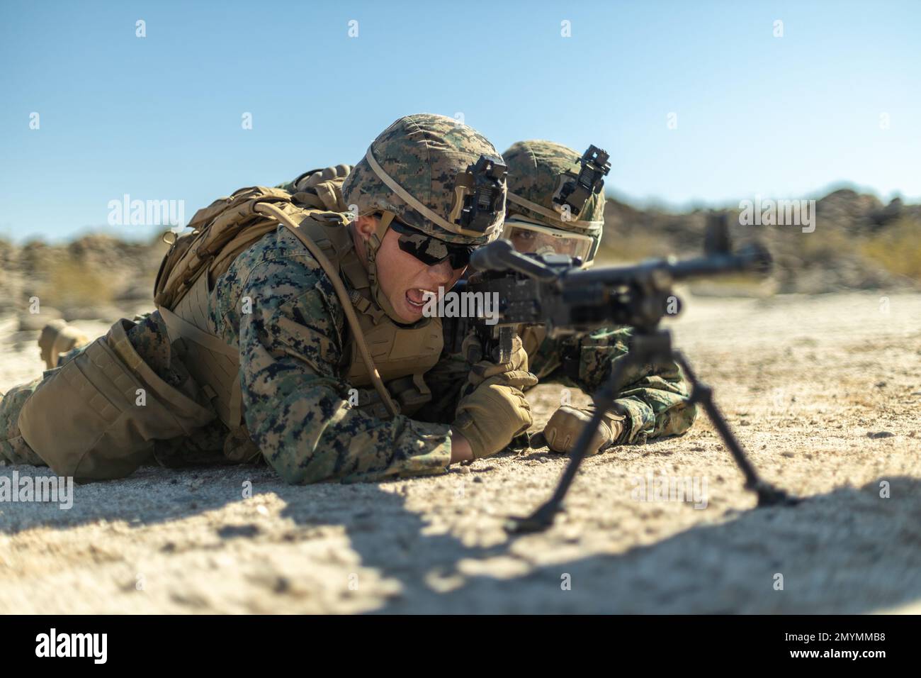 U.S. Marine Corps Sgt. Ryan Hill, a motor transport maintenance ...