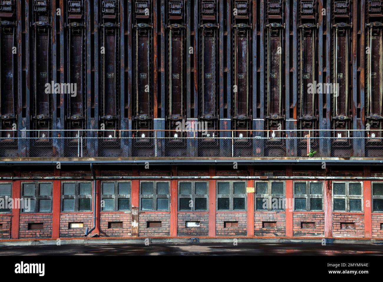 Coke oven battery, coking plant, production facility Zeche Zollverein ...