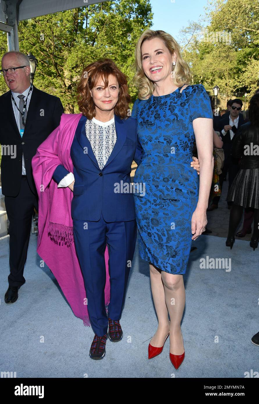 Susan Sarandon, left, and Geena Davis attend the FOX Networks 2016 ...