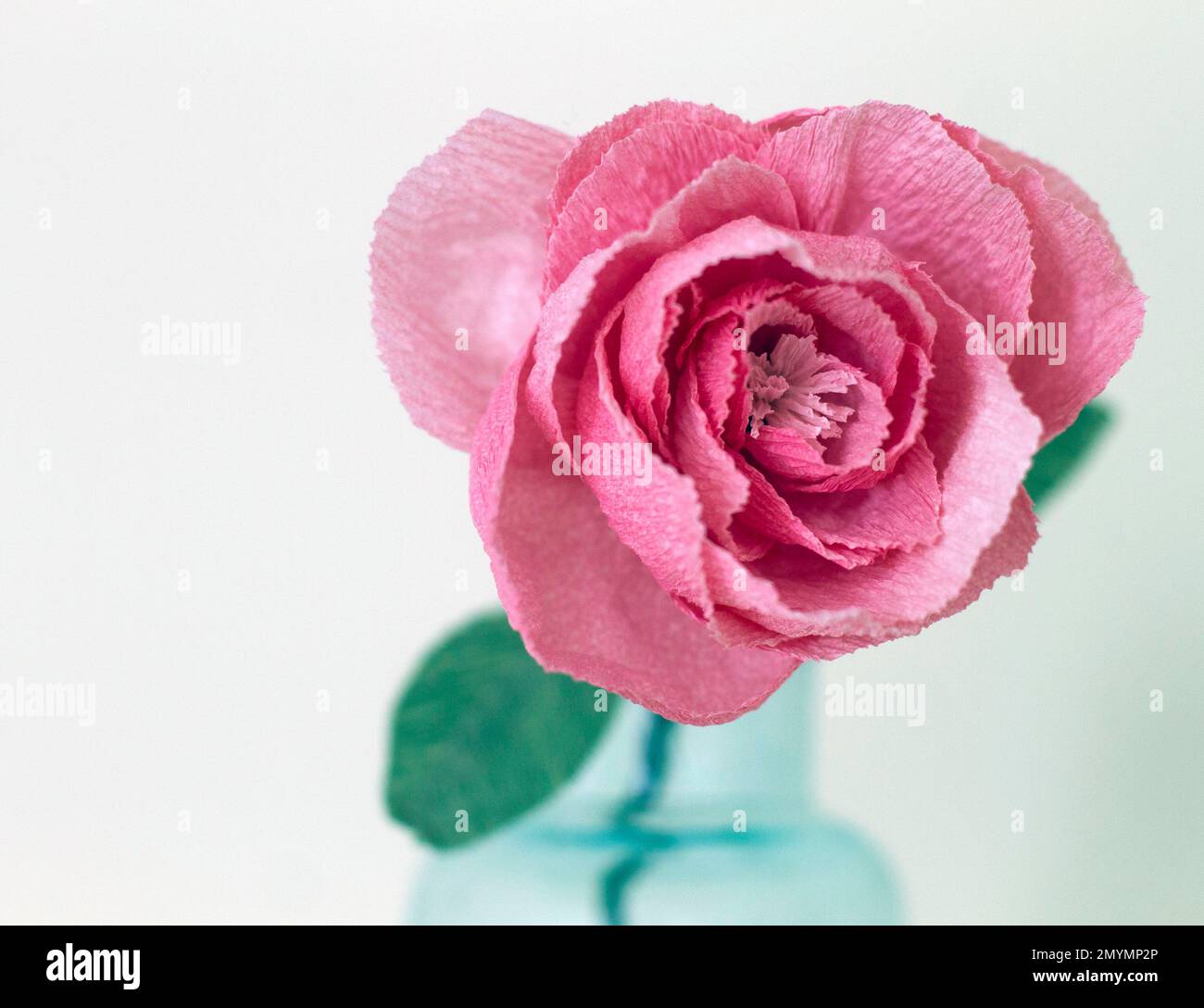 ADDS LOCATION - This May 8, 2016 photo shows a peony made out of crepe ...