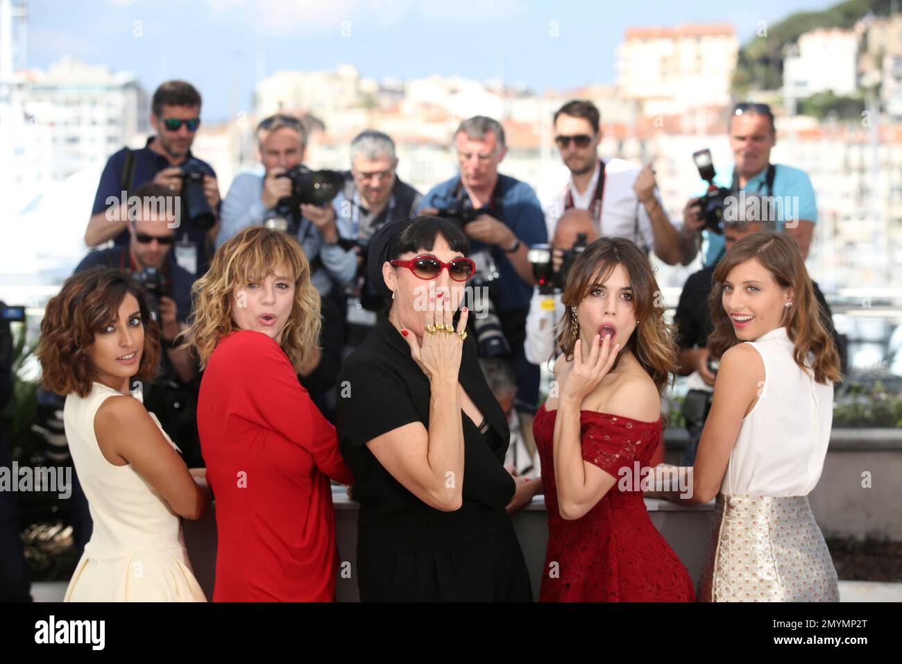 Actresses Inma Cuesta, Emma Suarez, Rossy De Palma, Adriana Ugarte and ...