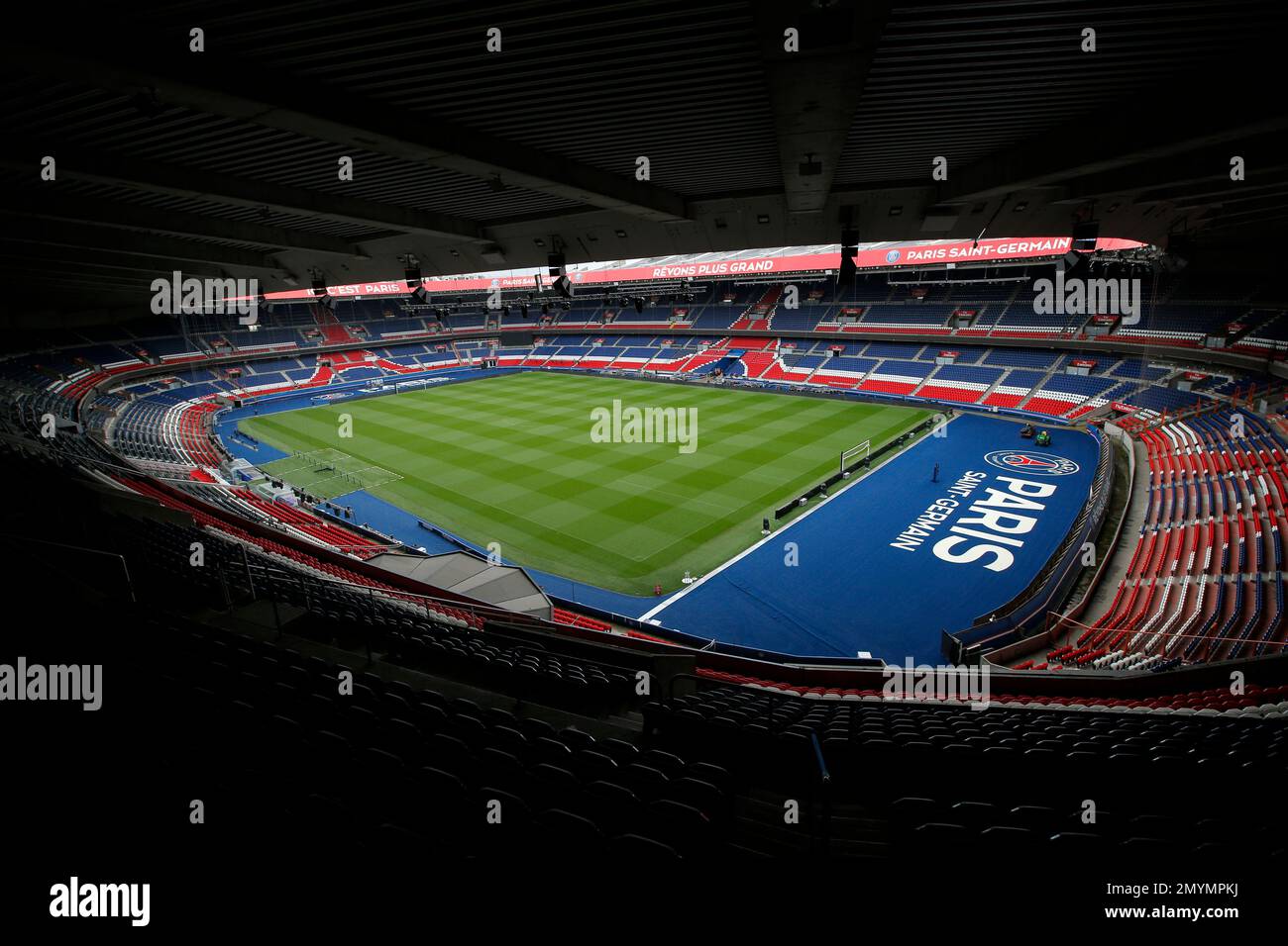 The Parc Des Princes stadium, recently renovated, is pictured in Paris ...