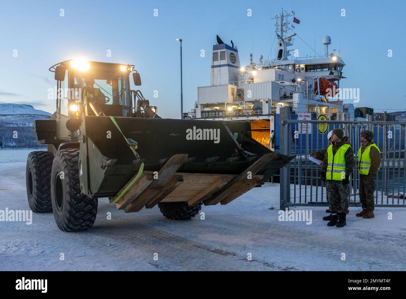 A U.S. Marines with Combat Logistics Battalion 2, Combat Logistics ...