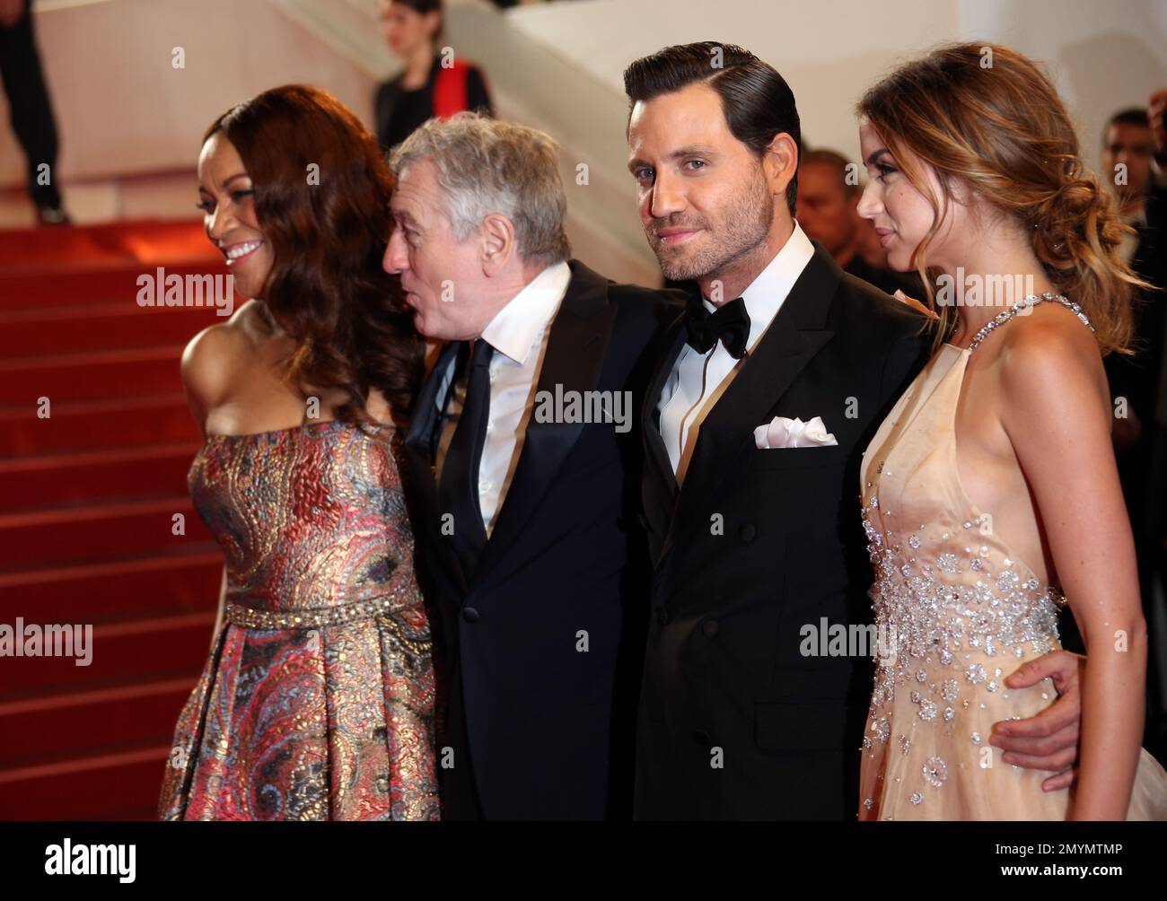 Actress Ana De Armas, actors Edgar Ramirez, Robert De Niro and his wife ...