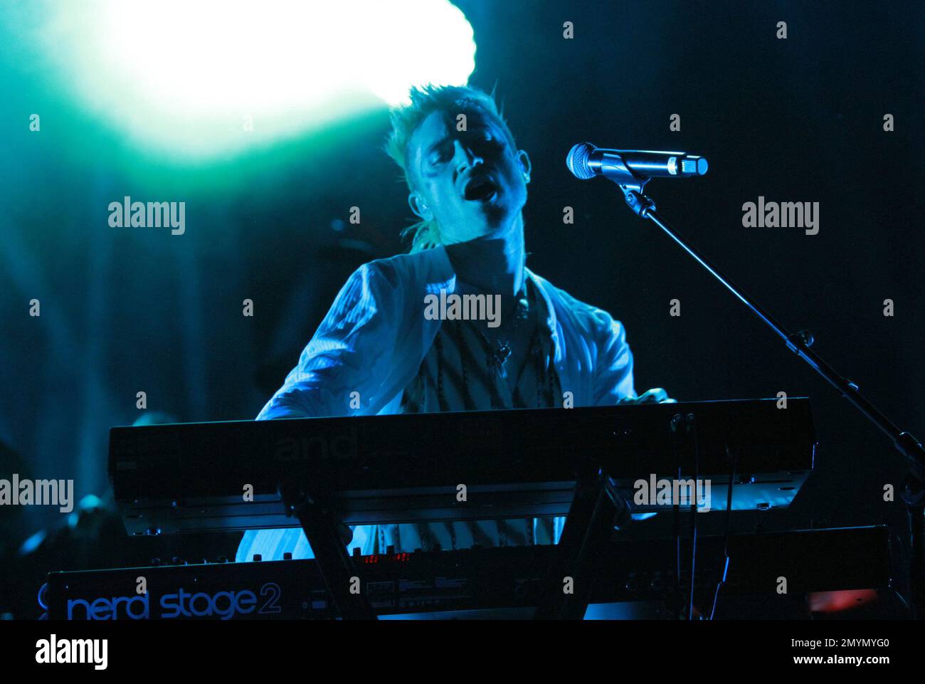 Nicholas Petricca with Walk the Moon performs during the 2016 Shaky ...