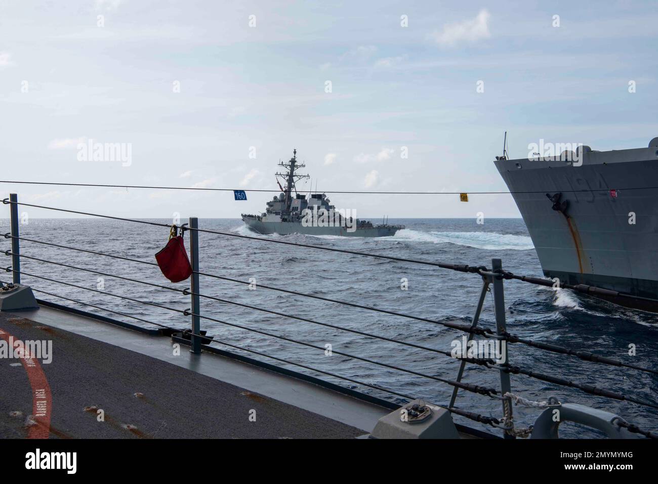 230203-N-MK109-1034 SOUTH CHINA SEA (Feb. 3, 2023) The Arleigh Burke ...