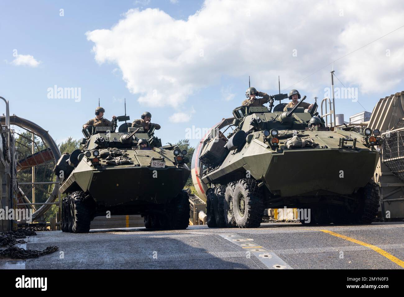 U.S. Marines with Battalion Landing Team 1/4, 31st Marine Expeditionary ...