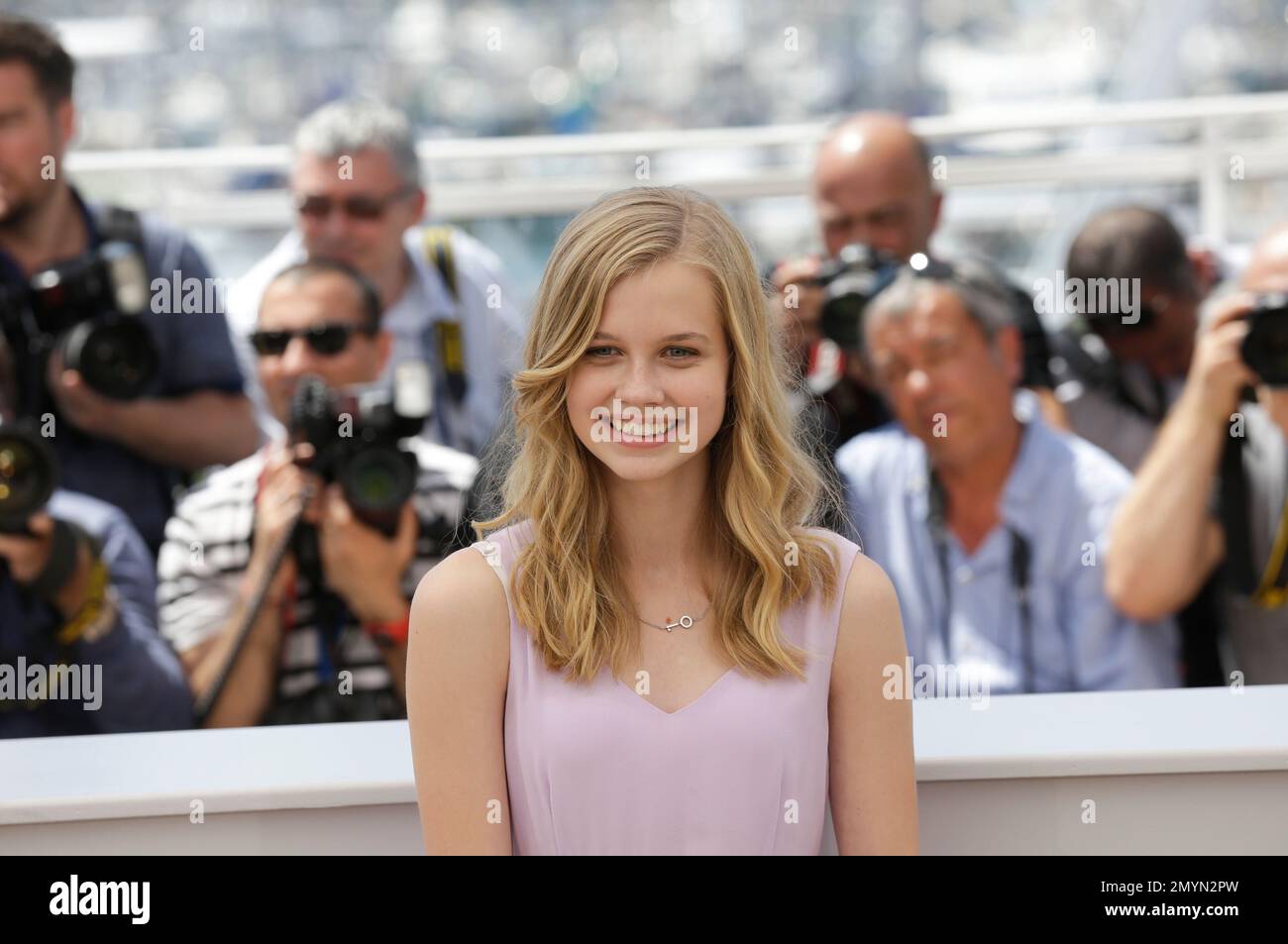 Actress Angourie Rice poses for photographers during a photo call for ...