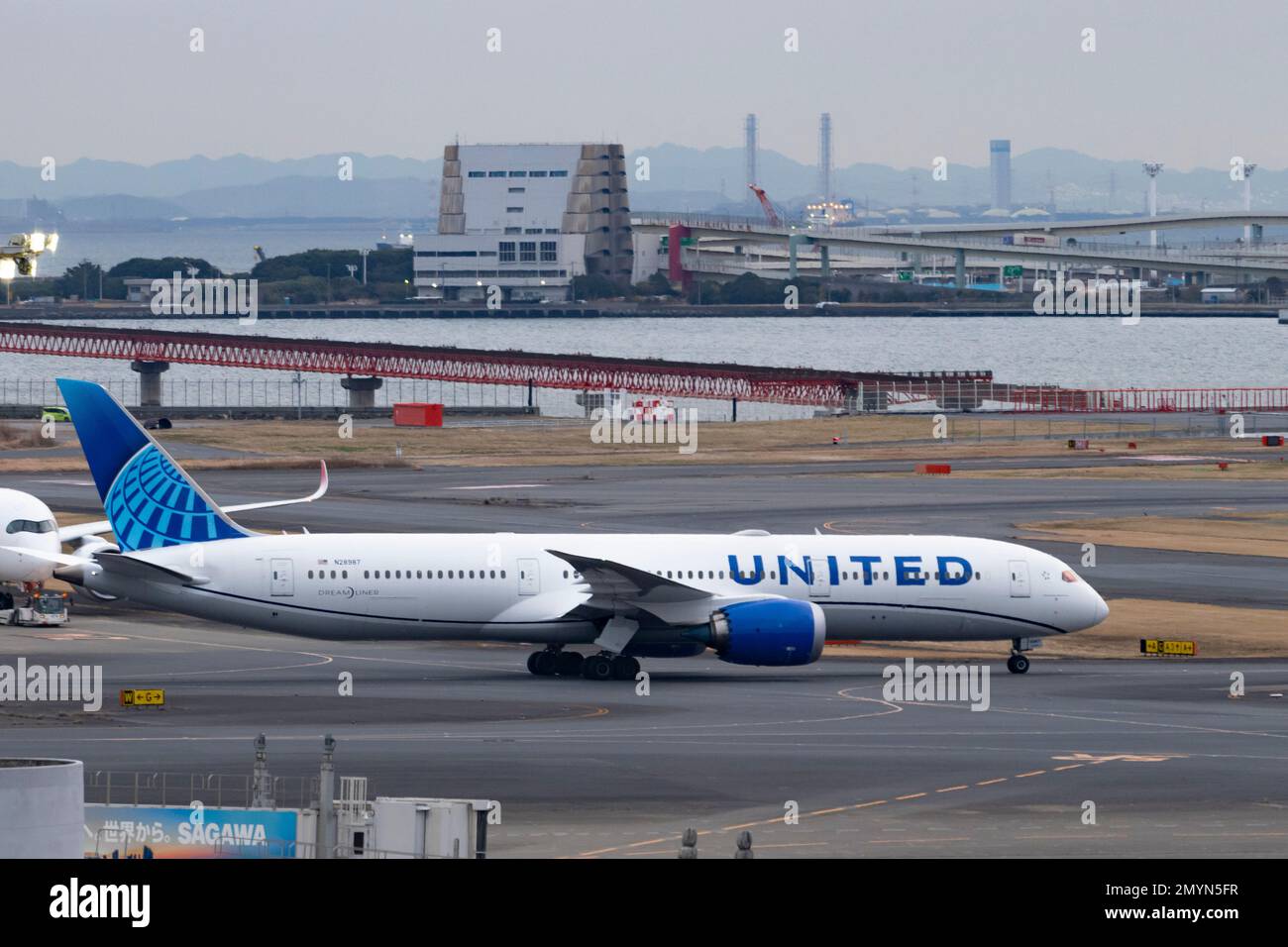 Tokyo, Japan. 2nd Feb, 2023. United Airlines Boeing 787-9 Dreamliner ...