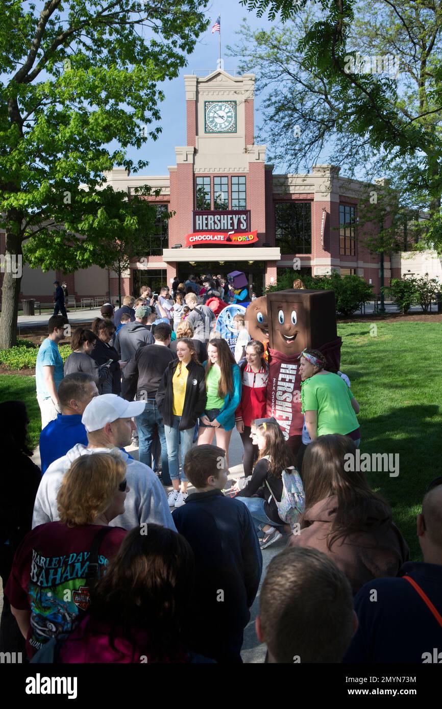 IMAGE DISTRIBUTED FOR HERSHEY'S CHOCOLATE WORLD ATTRACTION - Visitors ...