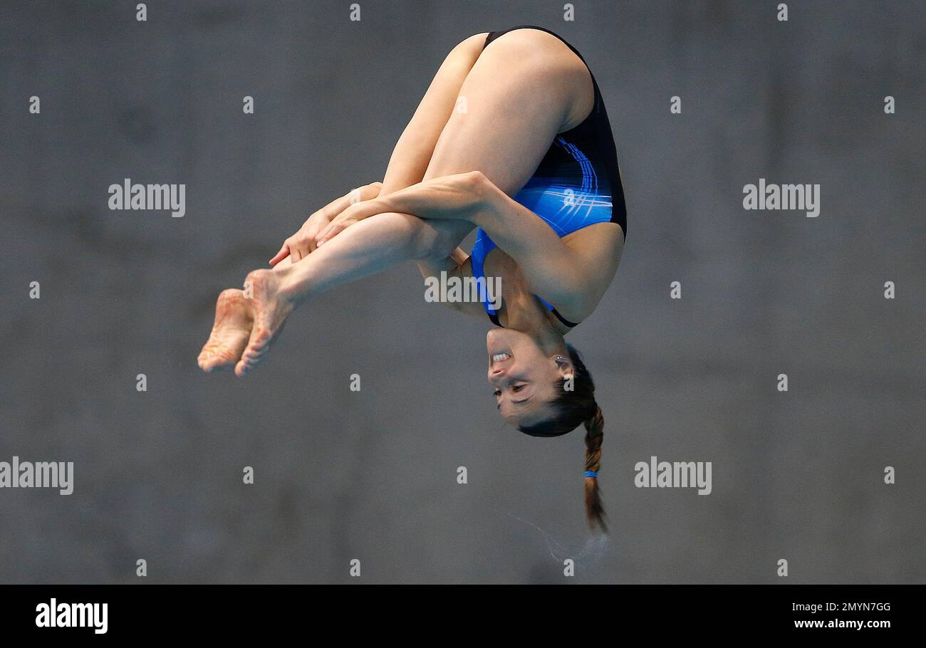 Italy's Tania Cagnotto jumps to win during the Diving Women's 3m ...