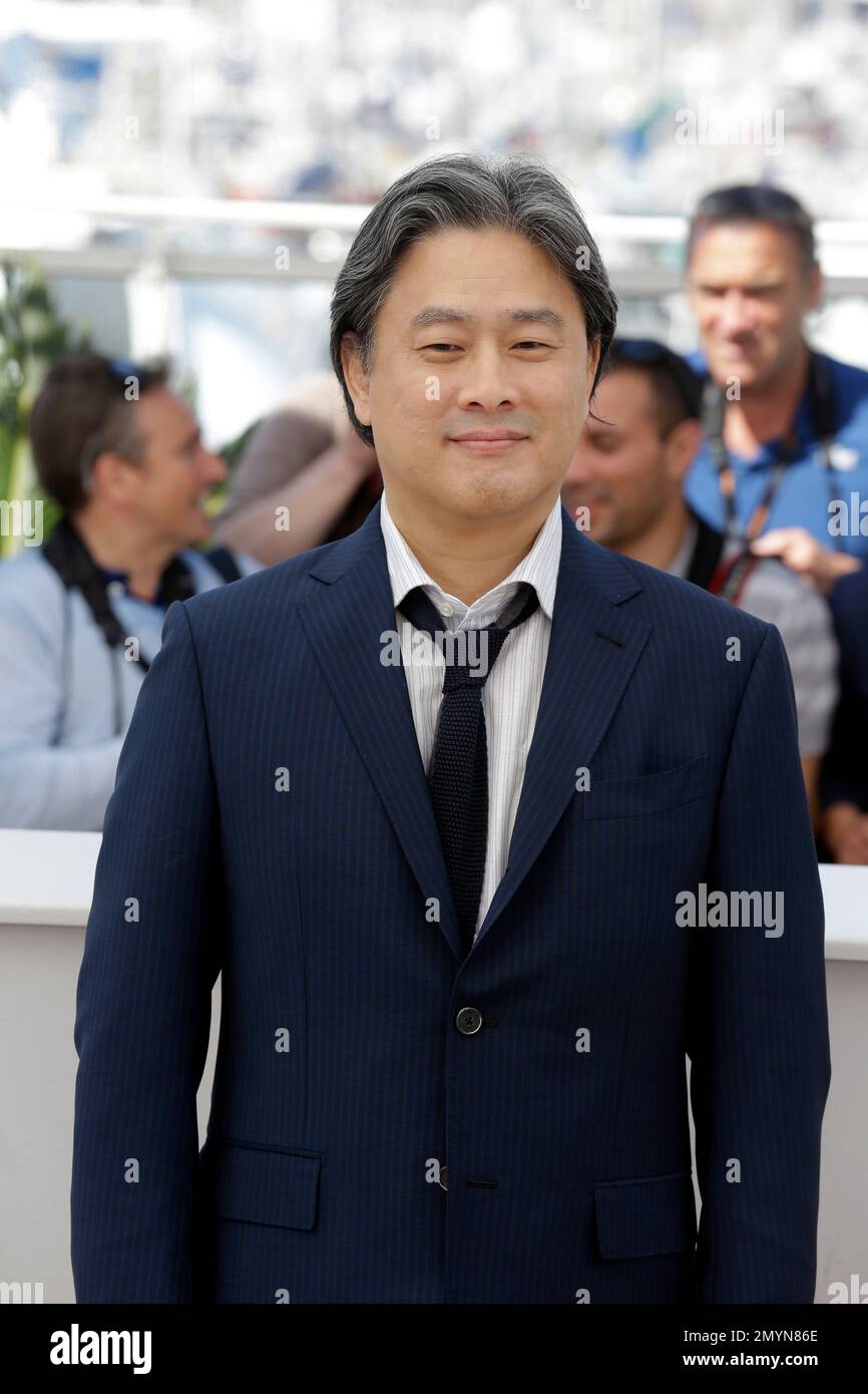 Director Park Chan-Wook poses for photographers, during a photo call ...