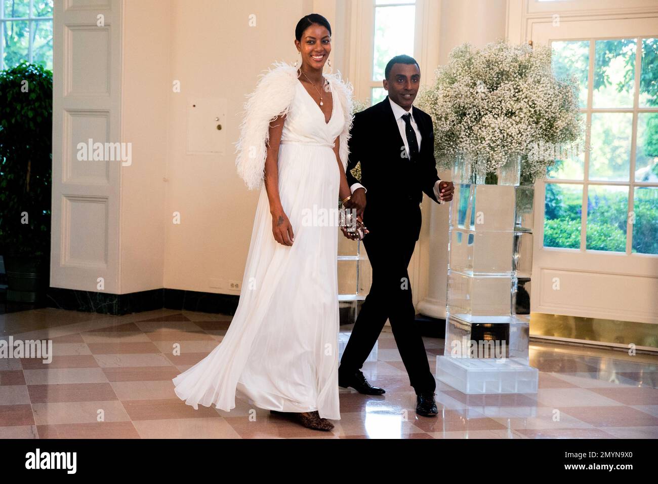 Chef and restaurateur Marcus Samuelsson and his wife Maya Samuelsson ...