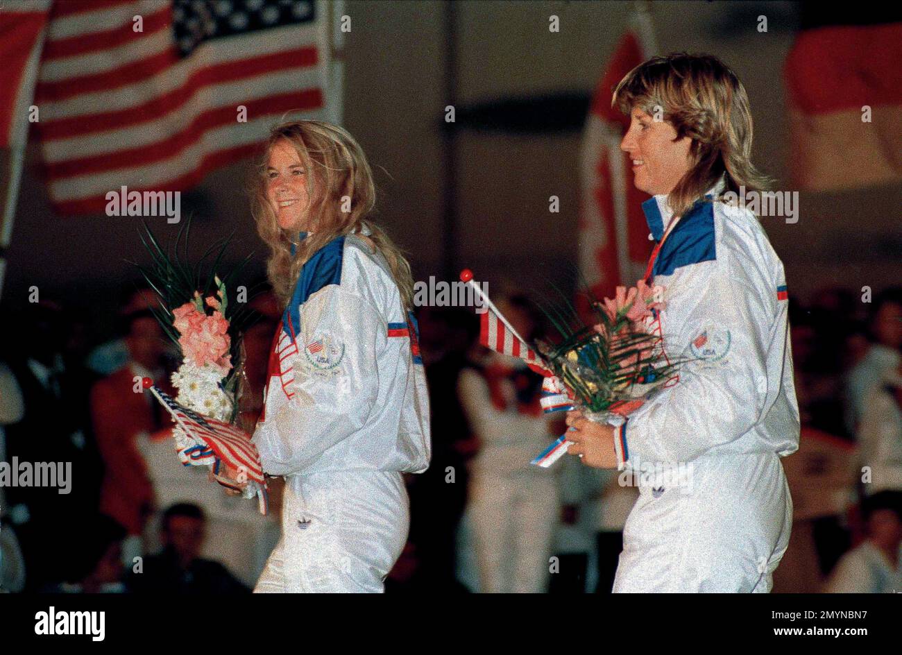 Allison Jolly, left, and Lynne Jewell, right, of the United States ...