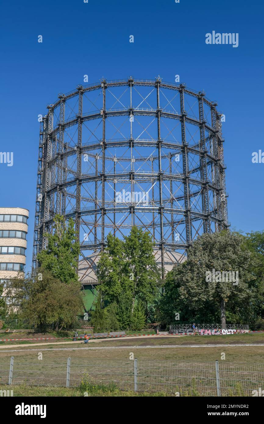 Gasometer, Torgauer Straße, Schöneberg, Berlin, Germany, Europe Stock ...