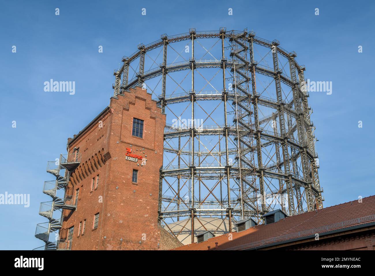 Gasometer, Torgauer Straße, Schöneberg, Berlin, Germany, Europe Stock ...