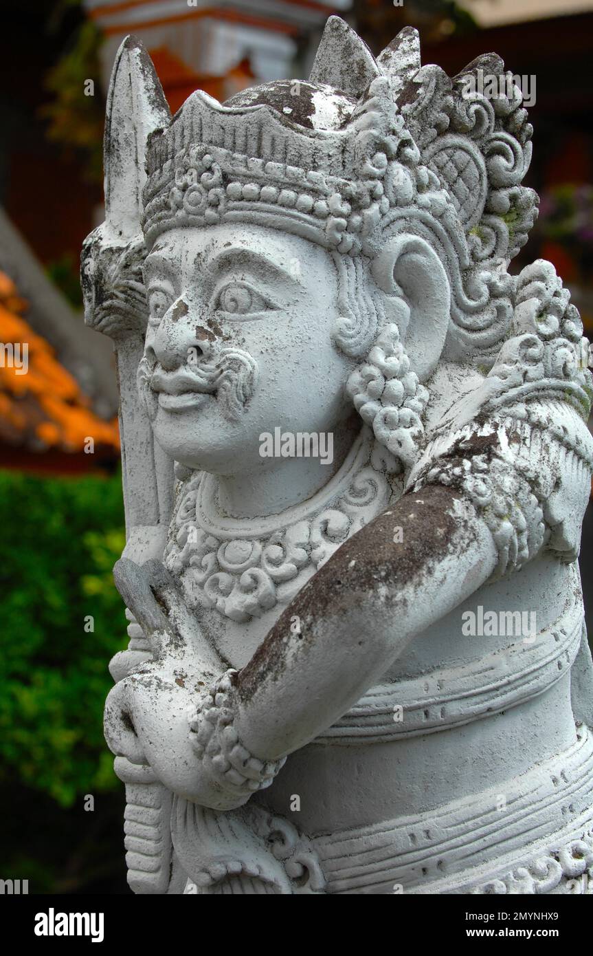 Historical statue Sculpture in stone of Hindu deity Temple guardian ...