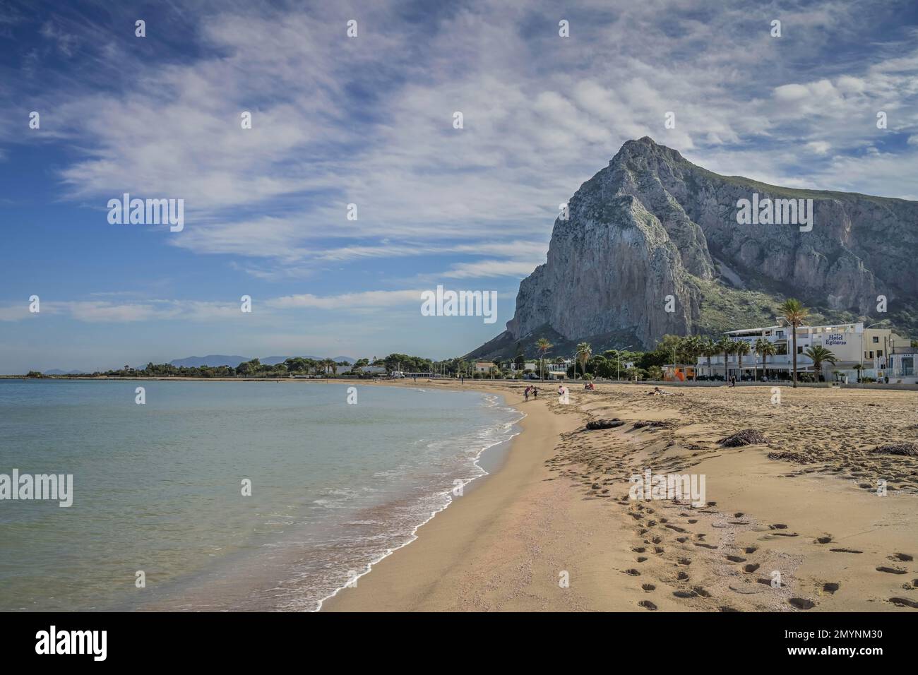 Sandy beach beach, San Vito Lo Capo, Sicily, Italy, Europe Stock Photo ...