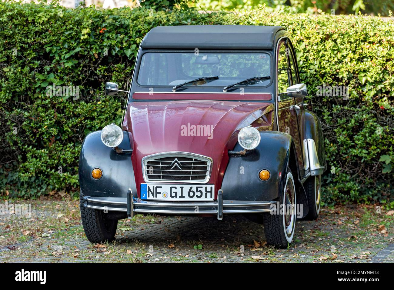 Vintage Citroën 2CV, called ugly duck, model Charleston, year of ...