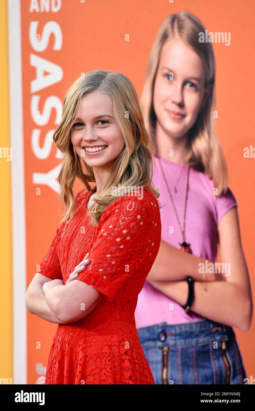Angourie Rice arrives at the Los Angeles premiere of "The Nice Guys" at ...