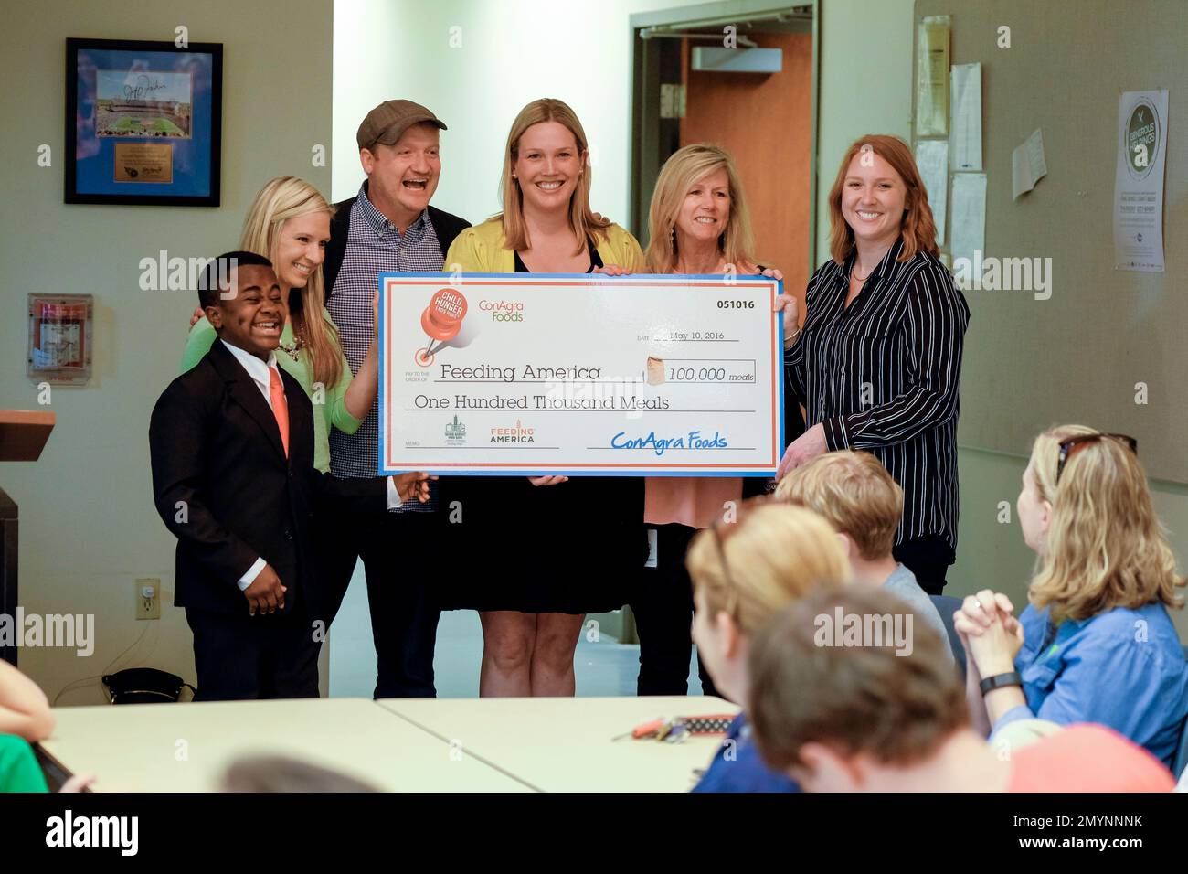 IMAGE DISTRIBUTED FOR CONAGRA - Robby Novak (aka Kid President), left ...