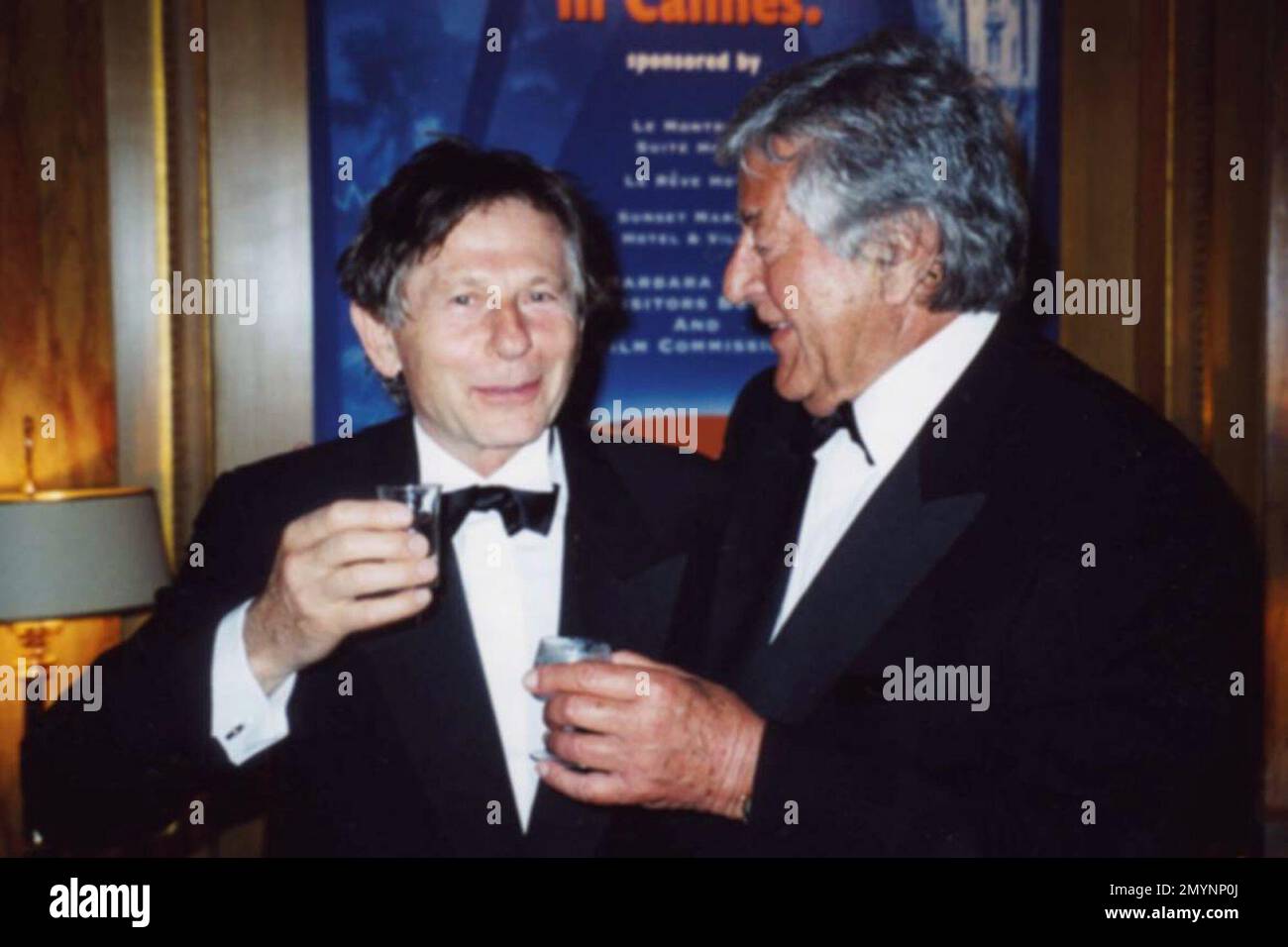 In this May 2002 photo, producer Gene Gutowski, right, chats with film ...