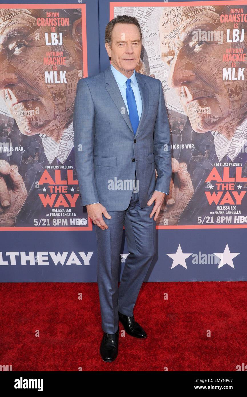 Bryan Cranston attends the LA Premiere of "All The Way" held at ...