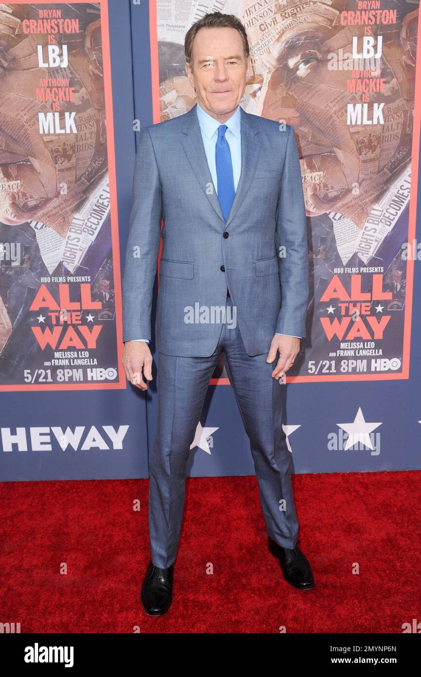Bryan Cranston attends the LA Premiere of "All The Way" held at ...