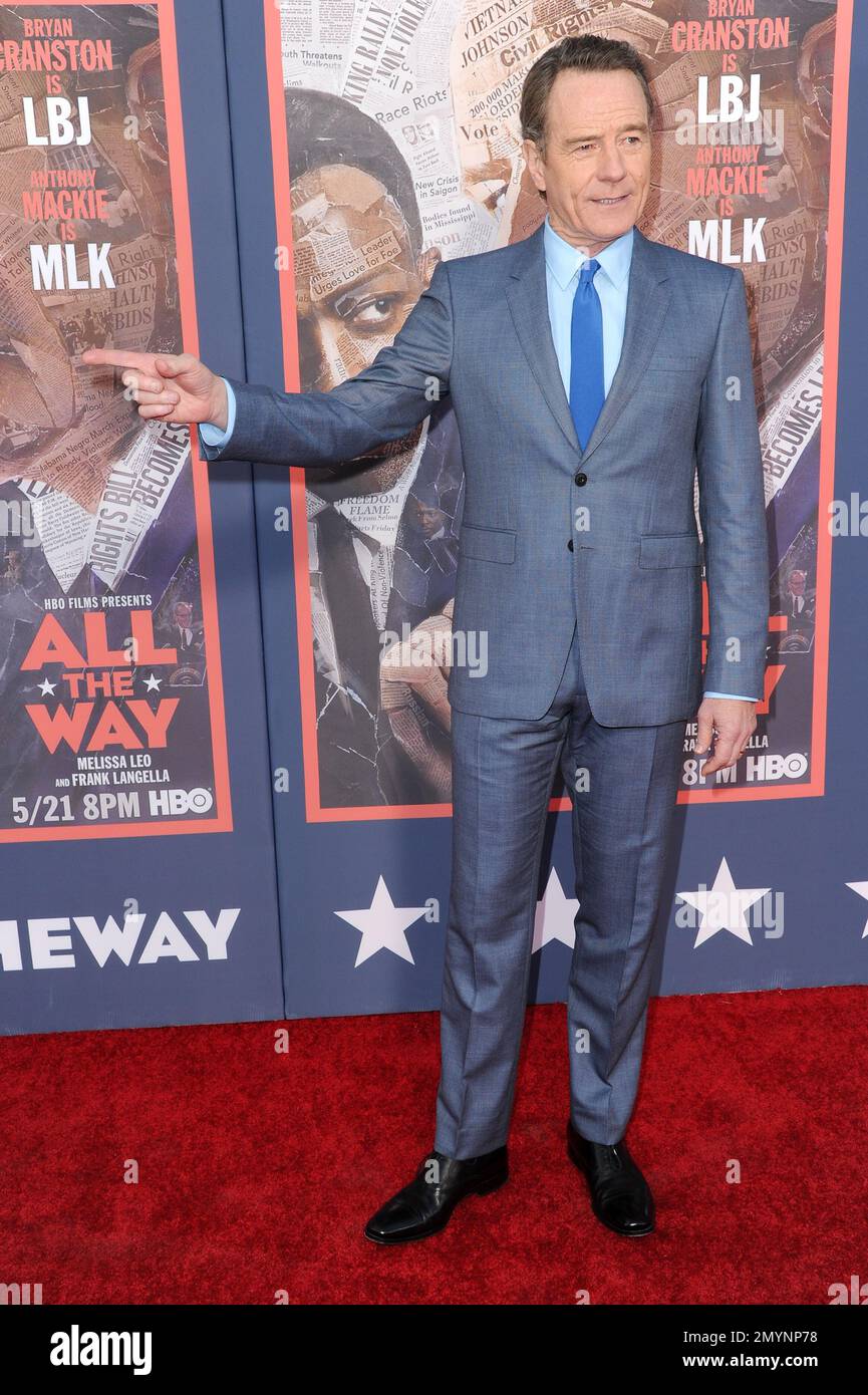 Bryan Cranston attends the LA Premiere of "All The Way" held at ...