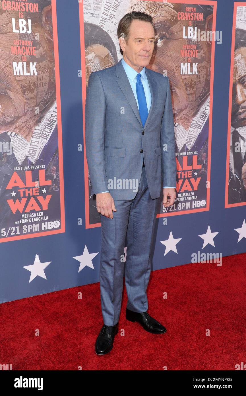 Bryan Cranston attends the LA Premiere of "All The Way" held at ...